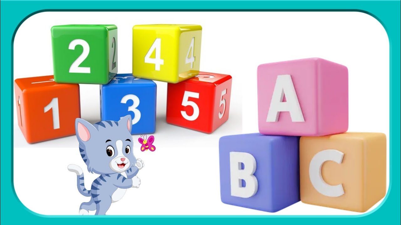 ABC & 123 learning For toddlers | ABC and numbers for preschool | abc ...
