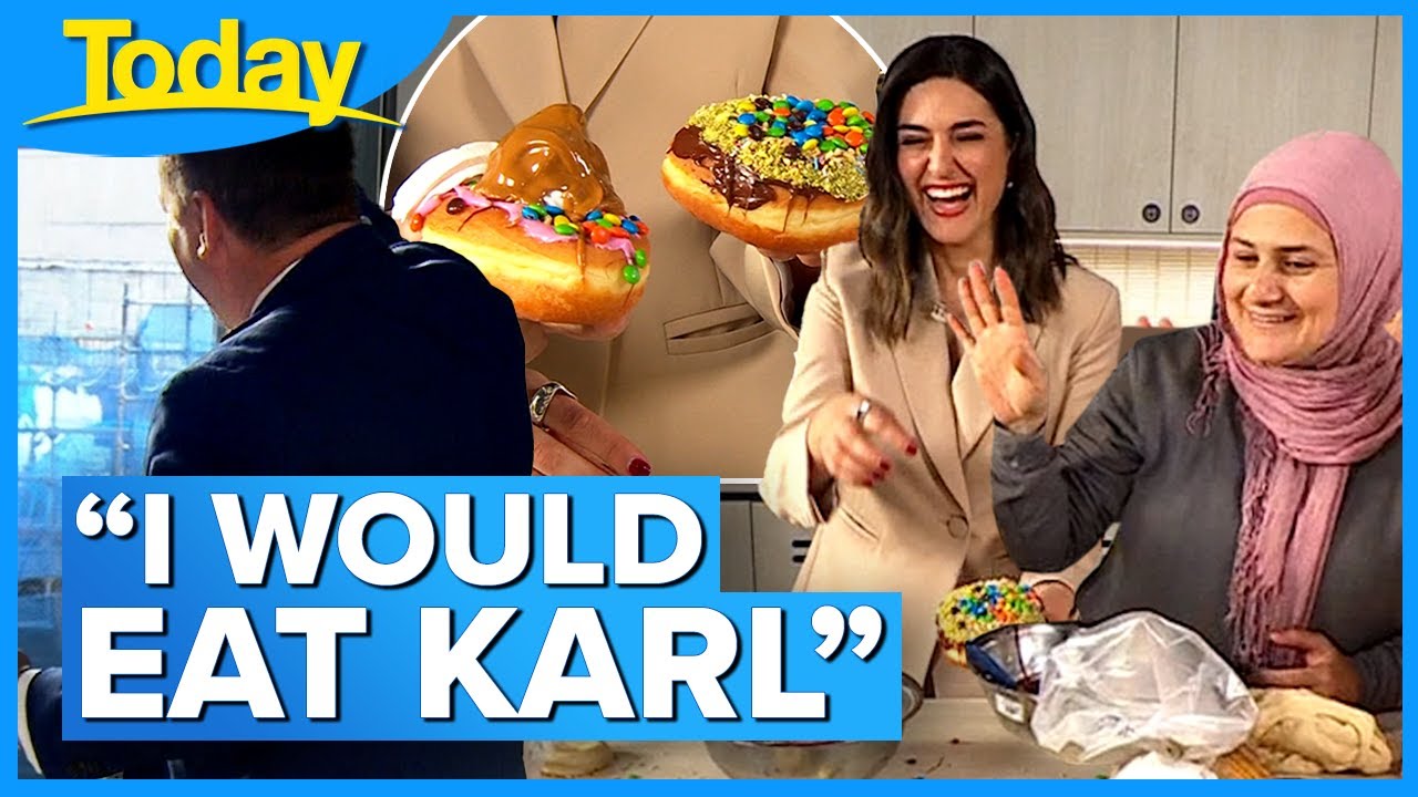 Karl and Sarah’s National Donut Day bake off takes a naughty turn ...