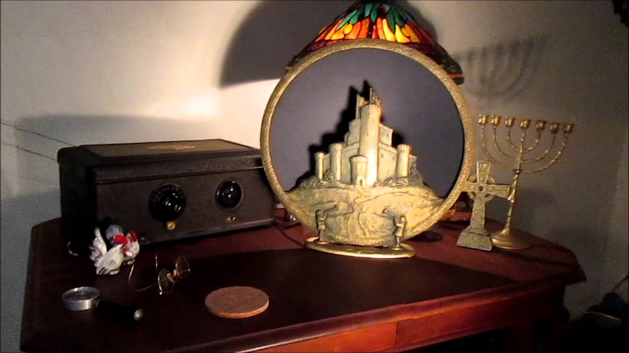 1927 Tower 'Castle' Radio Speaker - Wildwood Castle - YouTube