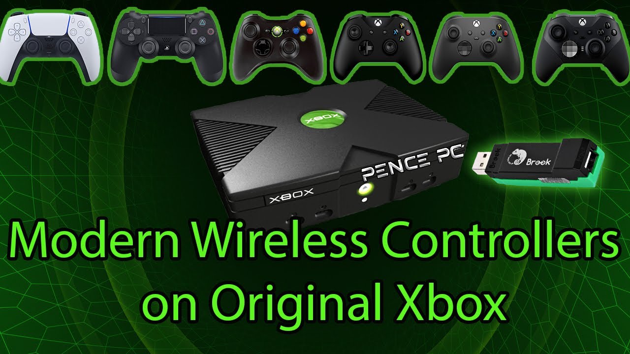 Brook Wingman XB 2 - Modern Controllers on OG Xbox First Look - YouTube