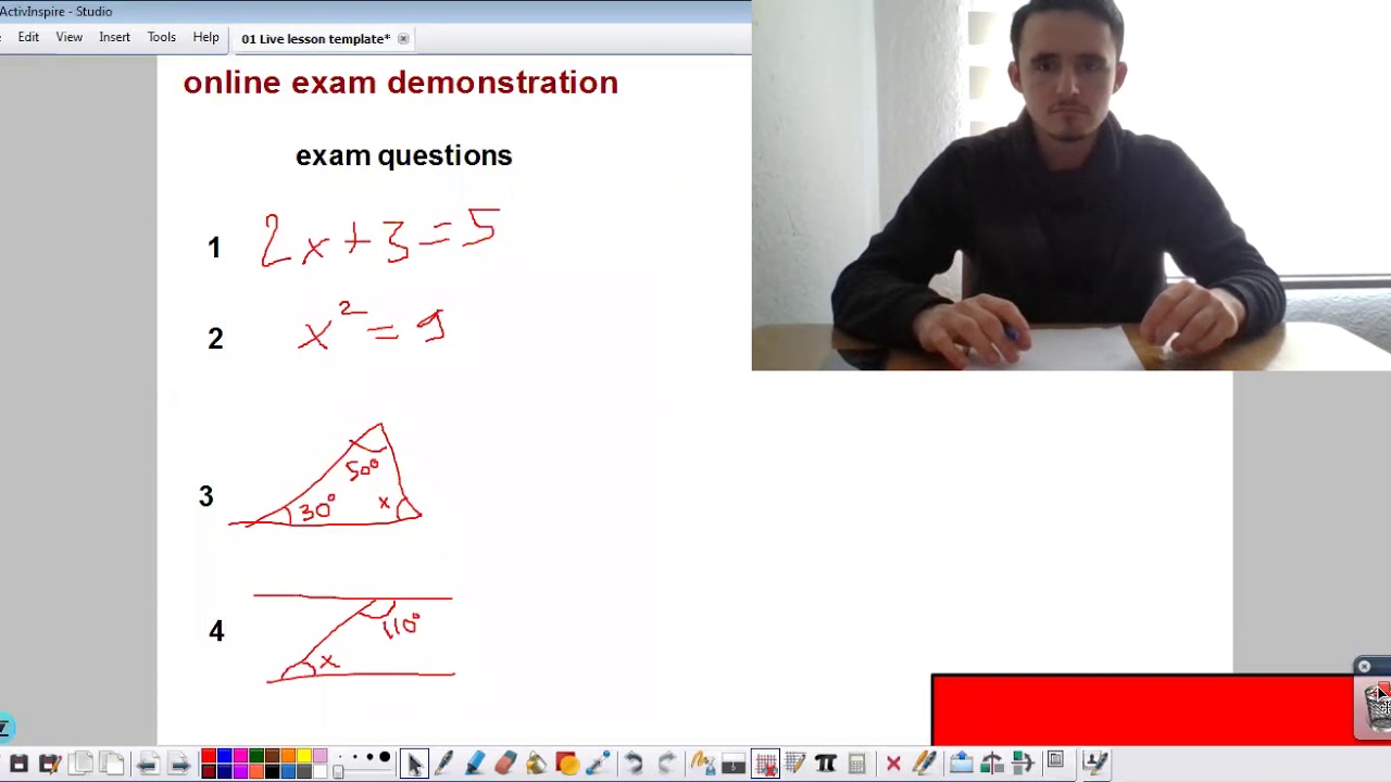 online exam demonstration with ZOOM 1 - YouTube