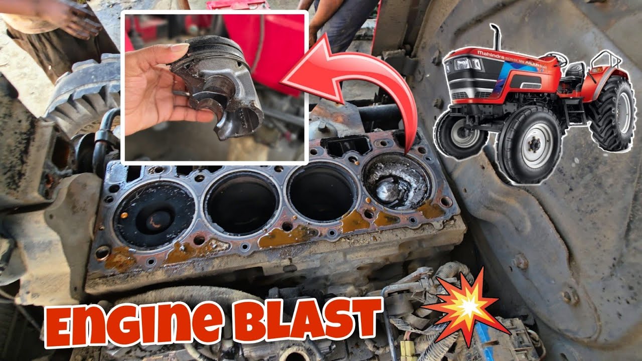 Mahindra Arjun Novo 605 Engine Blast 💥 Tractor Engine Blast | Tractor Servicing Video |Samsul ...
