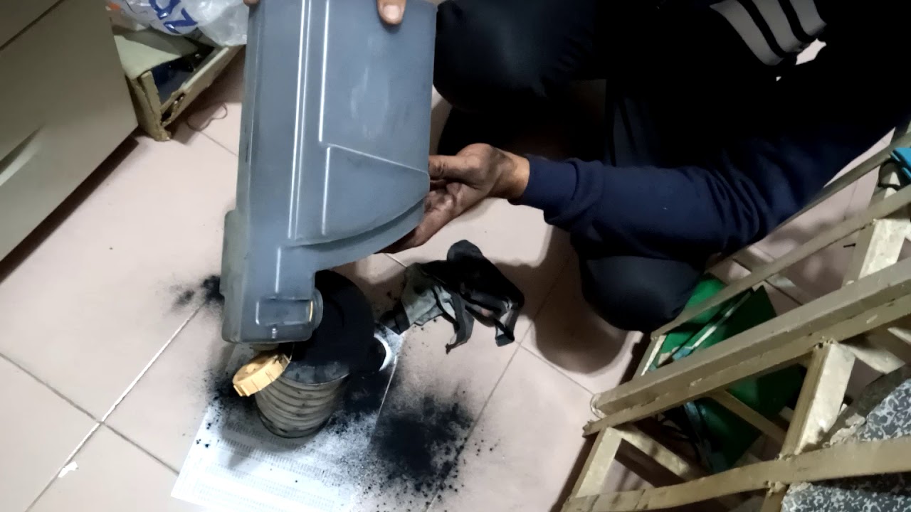 Xerox WC 5755/5855 Waste Toner Recycled - YouTube