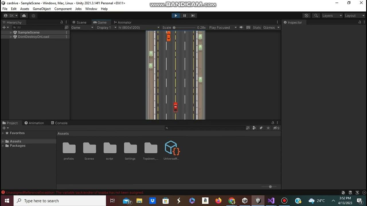Unity 2d Car-drive game - YouTube