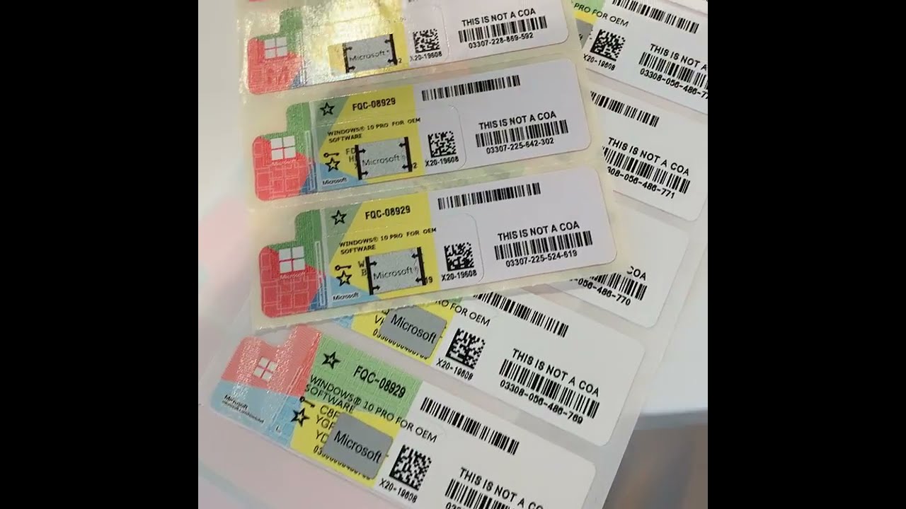 Microsoft_Windows_10_Pro_COA_Sticker_win_10_pro_COA - YouTube