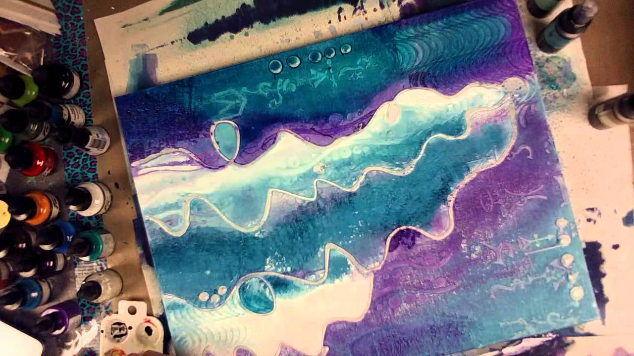 #LOVEFALLART Inky Canvas WIP -- Patti Tolley Parrish -- Inky Obsessions ...