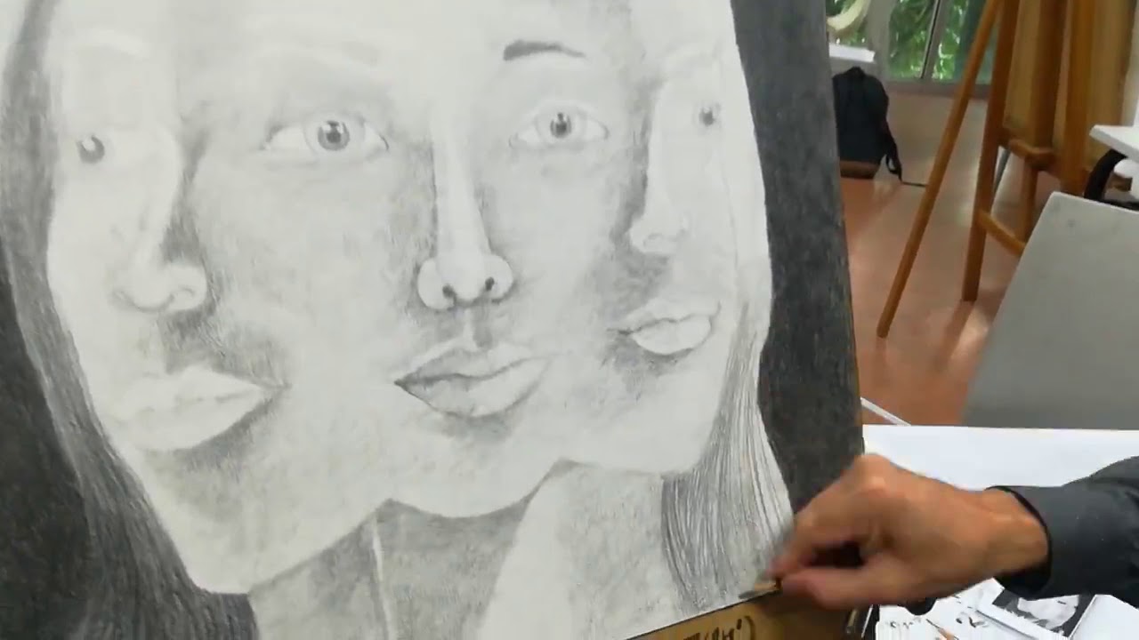 Student- Self-portrait Drawing 2019 - YouTube