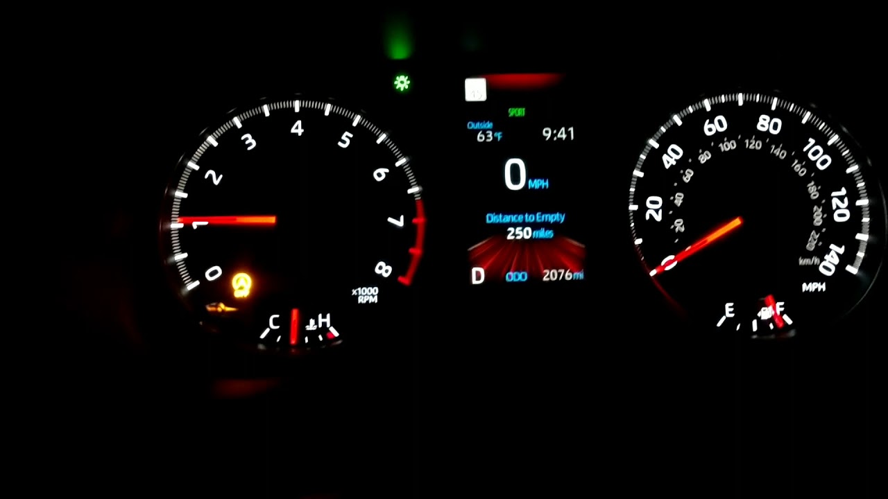 2019 Toyota RAV4 LE AWD Acceleration 0-60 MPH SPORT MODE - YouTube