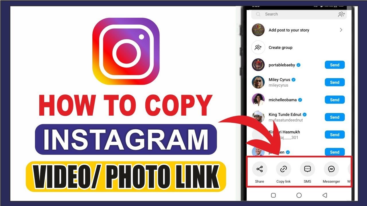 Instagram Latest Update - How to Copy Post Link - How to find Instagram ...