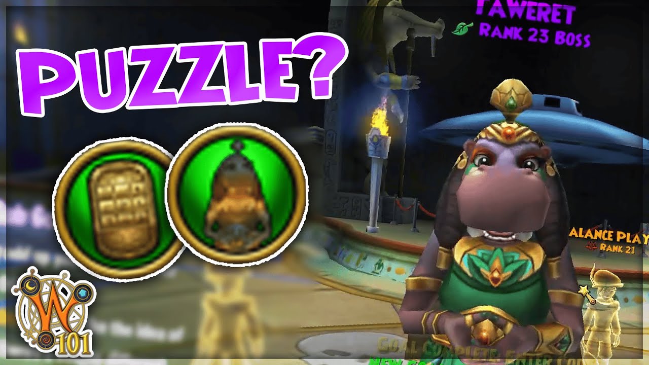 Mastering the Taweret Selenopolis Dungeon Puzzle in Wizard101! - YouTube