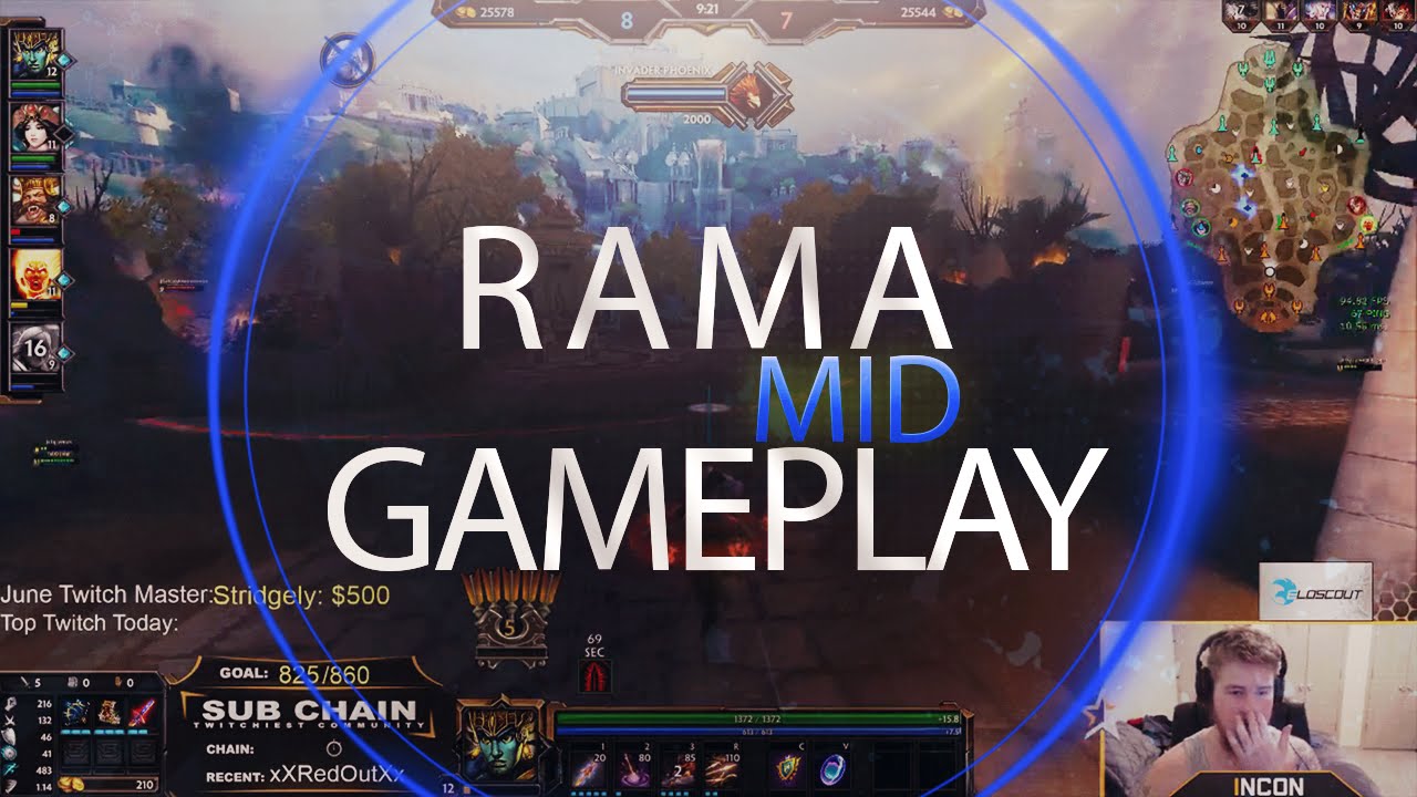 RAMA GAME: WE WILL NOT MISS GOLDEN BOW - Incon - Smite - YouTube