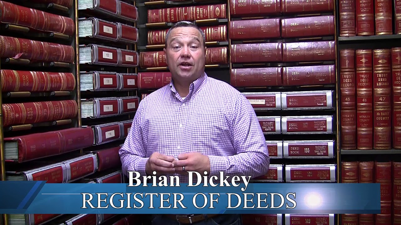 Brian Dickey Register Of Deeds McNairy Co - YouTube