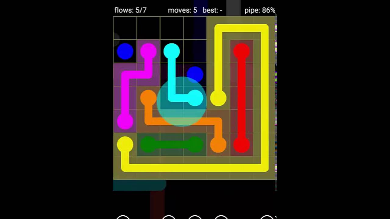 flow color game 3 regular pack 7x7 level 1 30 - YouTube