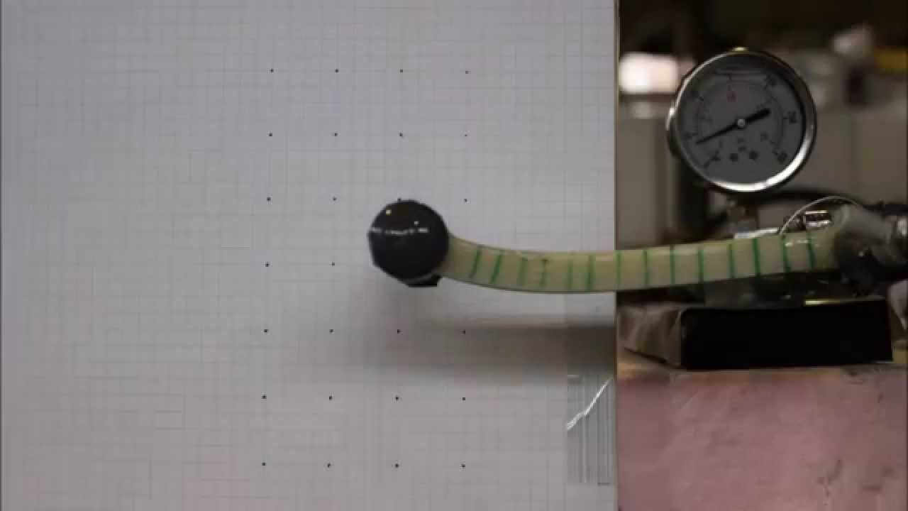 Bilayer laminate with FMC tubes- Morphing behaviour - YouTube
