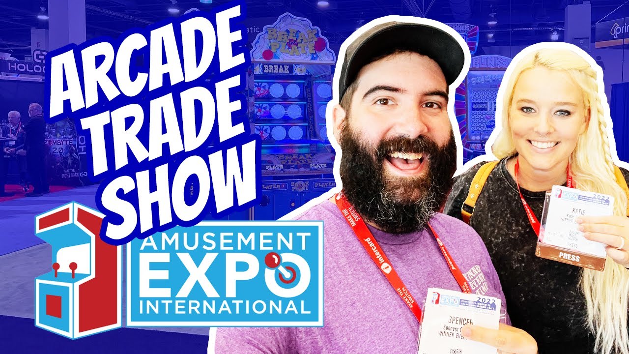 Playing The Newest Arcade Games at Amusement Expo Arcade Trade Show ...