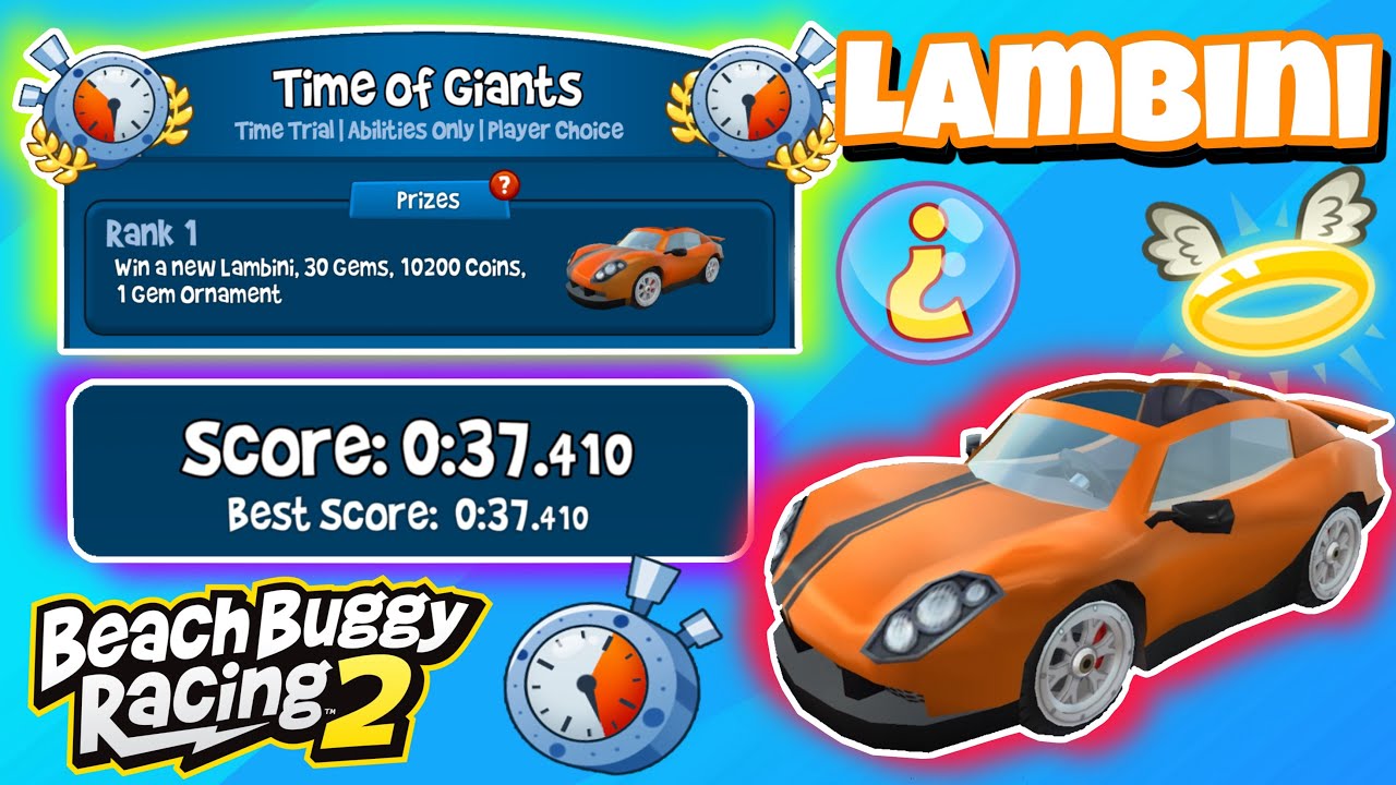 Time of Giants 🐼| Lambini 🧶Prize | Leilani 🌸 | Beach Buggy Racing 2 🏖🏁 ...