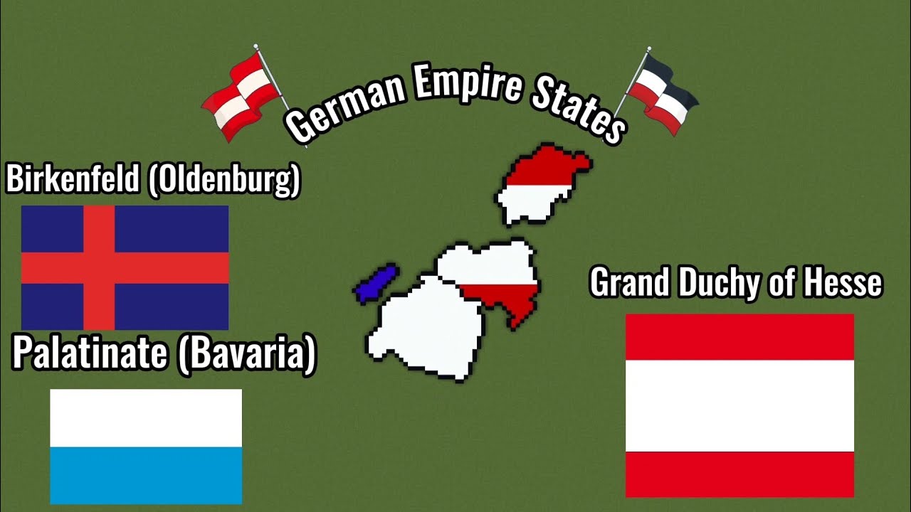 German Empire Grand Duchy of Hesse Palatinate and Birkenfeld Part 4 ...