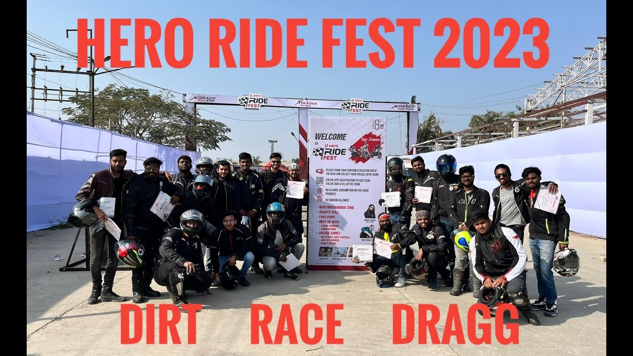 Hero Ride Fest 2023 | Dirt, Race and Drag at hero event - #heromotocorp ...