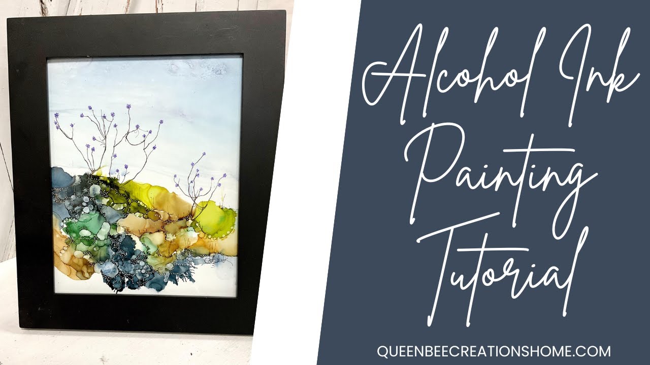 Painting Tutorial with Alcohol Inks - YouTube