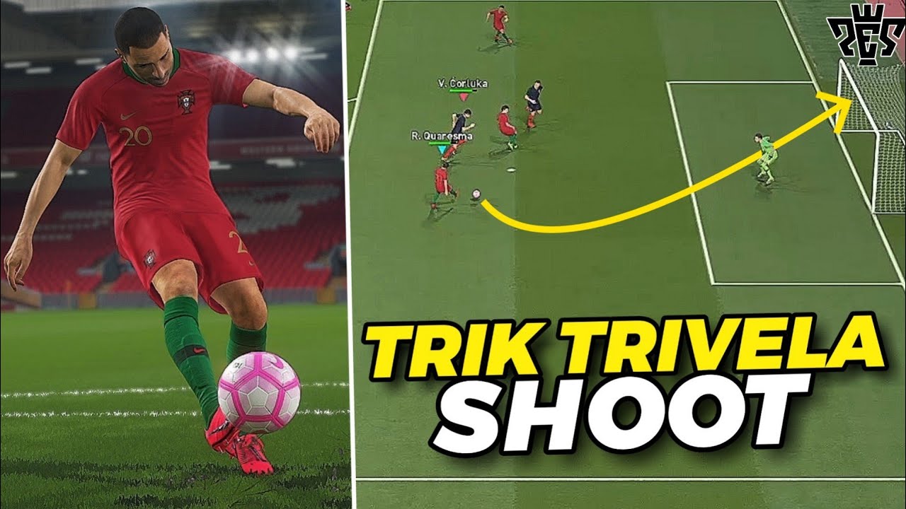 LIHAT‼️ Cara Mudah Pamer Trivela Shoot "Tendangan Efek Jahe" di PES ...