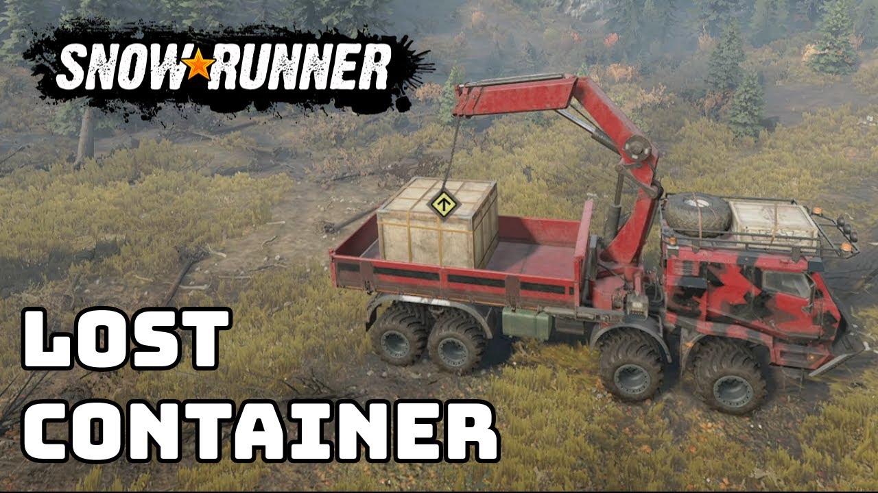 SNOWRUNNER - LOST CONTAINER [BLACK RIVER-USA] - YouTube