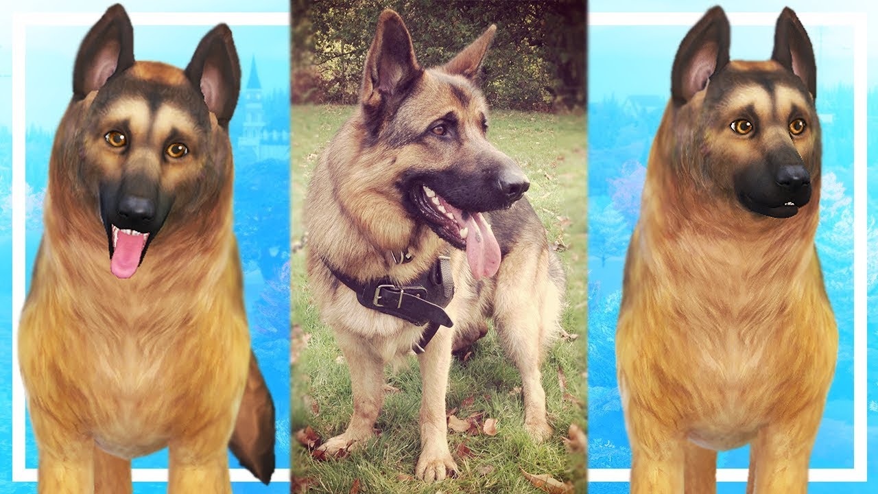 CREATING MY DOG | ROCKY | GERMAN SHEPHERD | The Sims 4 Cats and Dogs ...