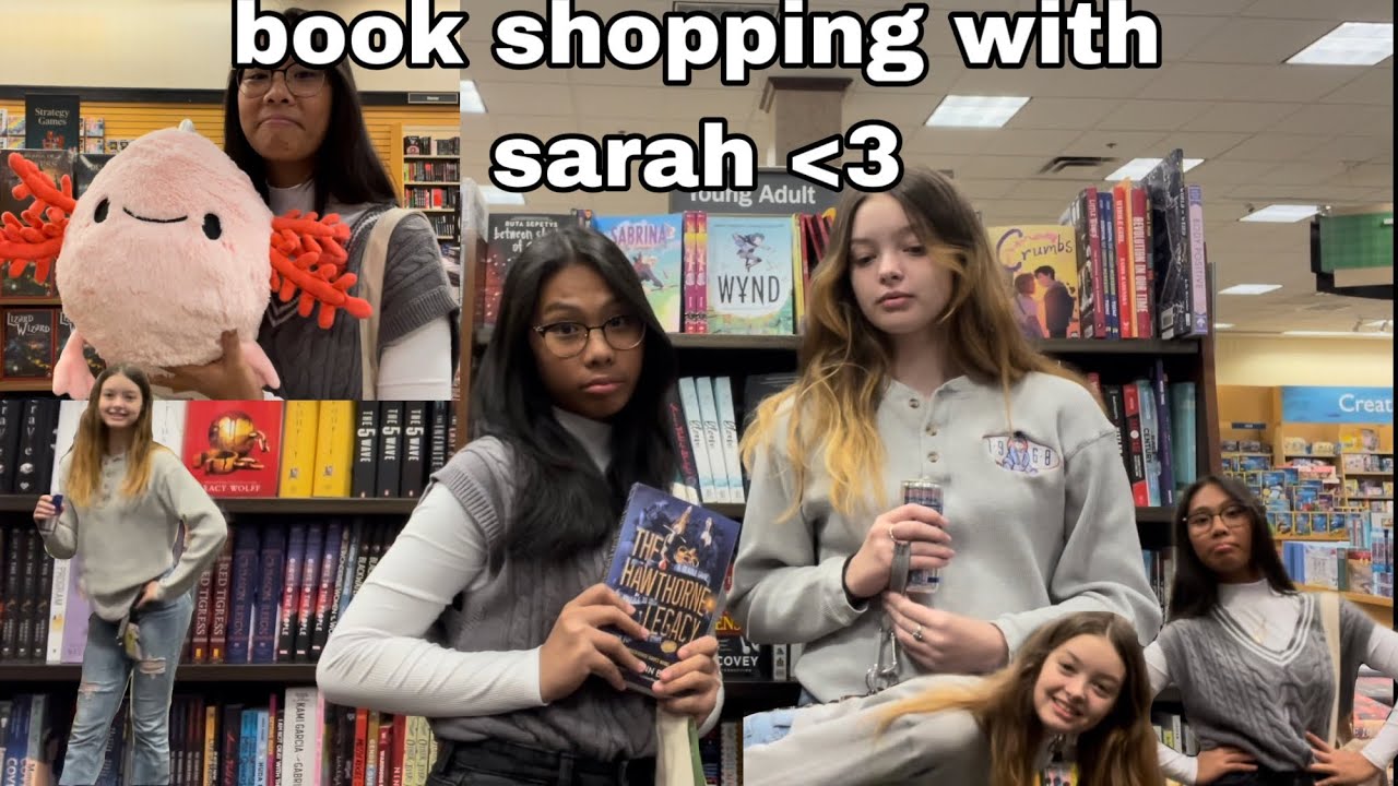 book shopping and more with sarah - YouTube