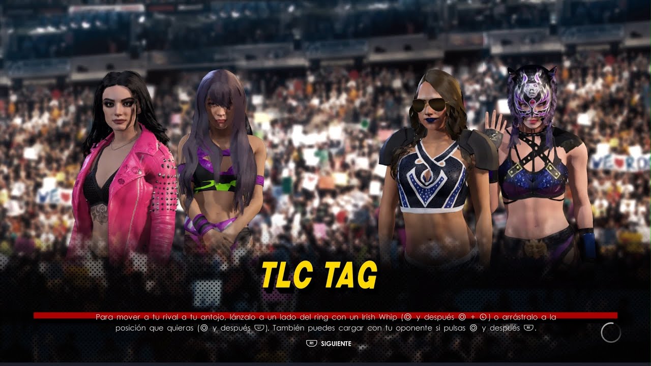 TLC Tag Match Saraya & AZM VS Emma & Starlight Kid - YouTube