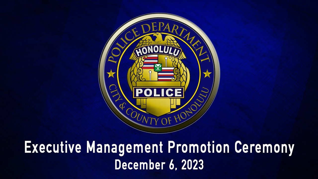 HPD Executive Management Promotion Ceremony - YouTube