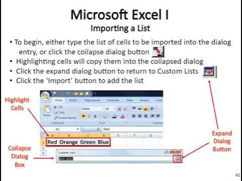 Basics of MS Excel - YouTube