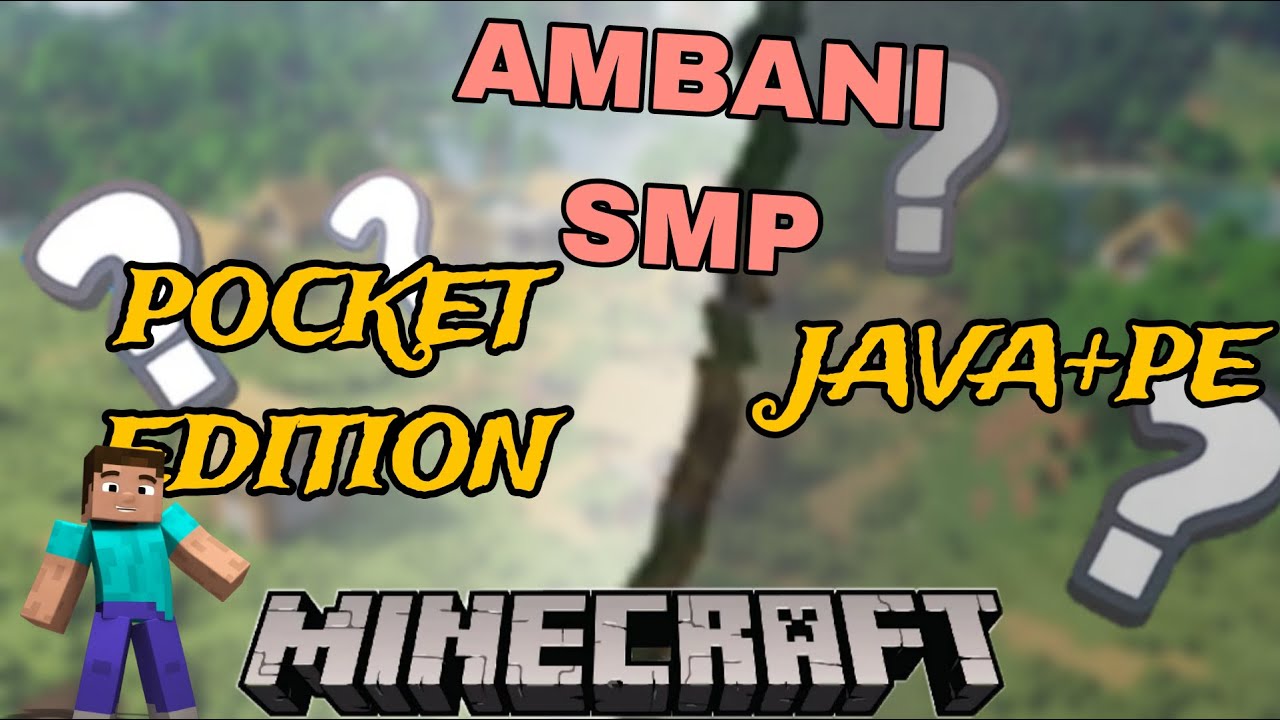 Minecraft Ambani SMP Pocket edition & Java+pe? Live Stream 🛑 - YouTube