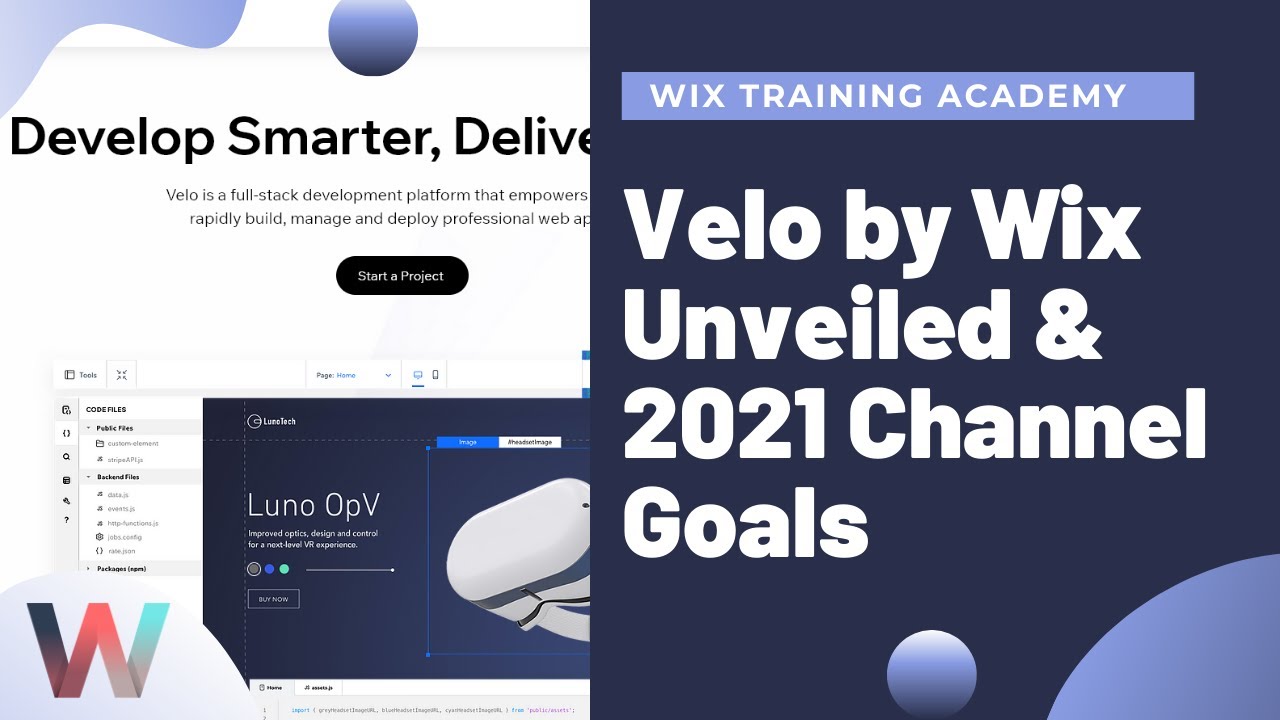 Velo by Wix Unveiled & 2021 Channel Goals - YouTube