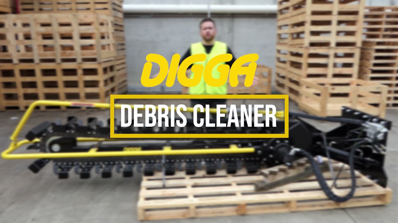 Debris Cleaner for Skid Steer Loaders - YouTube