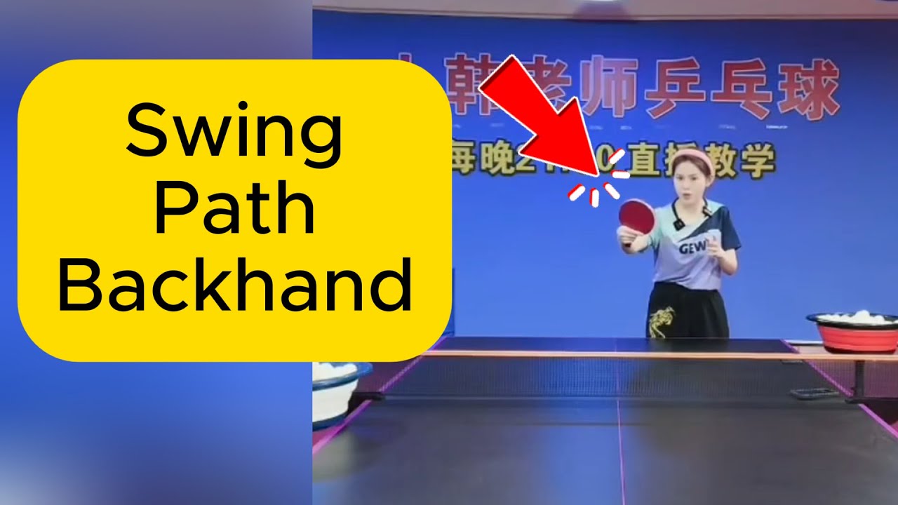 How to Fix Your Backhand Swing Path and Spacing - YouTube