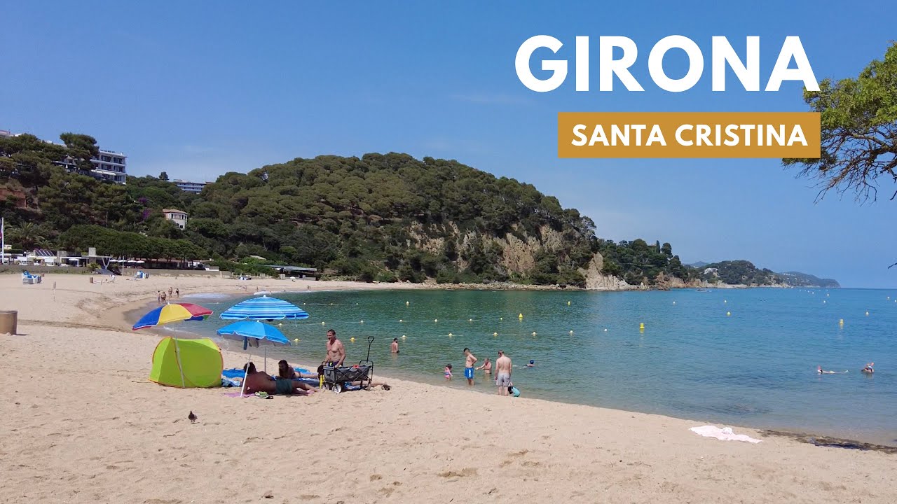Girona Beach Walk 2023 - Santa Cristina / SPAIN - YouTube
