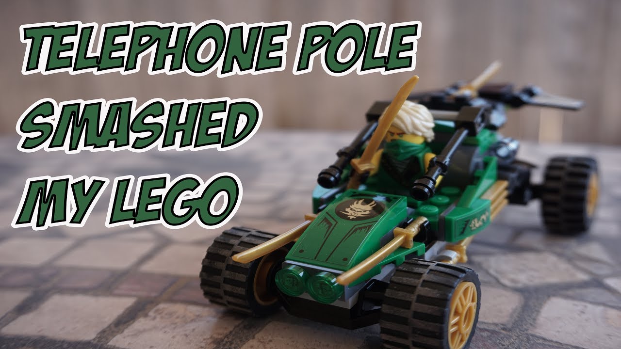 LEGO Smashed By Telephone Pole - YouTube