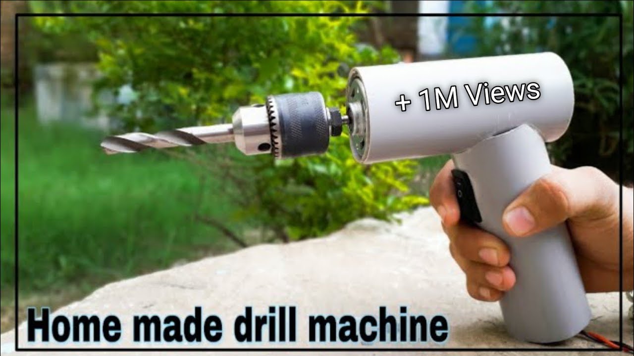 How to make drill machine at home. Drill machine kese bnaye. mr ...