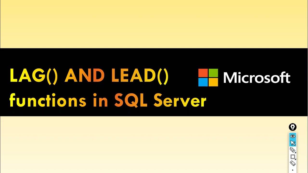 Lead and Lag functions in SQL Server - YouTube