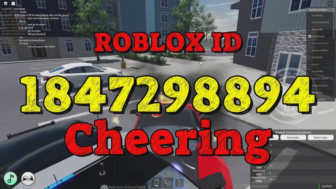 CHEERING Roblox Song Codes - YouTube