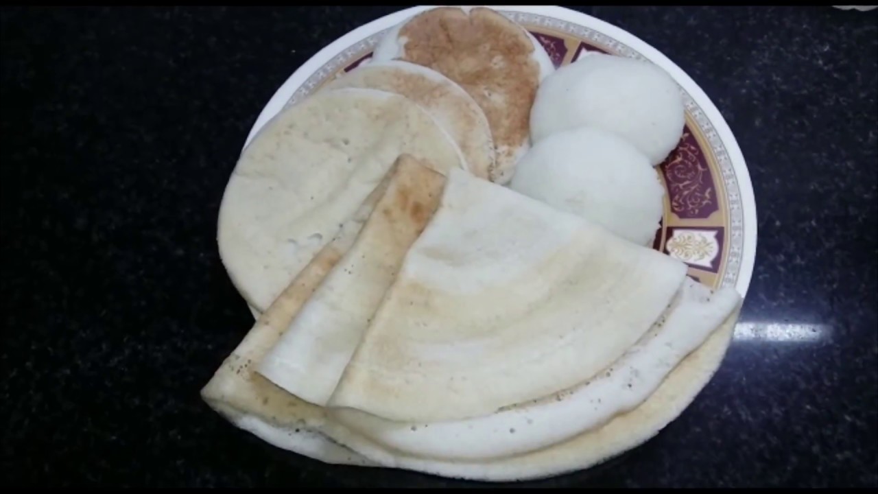 Raw rice idli dosa batter/ pachari idli dosa/ pacharisi idli dosa ...