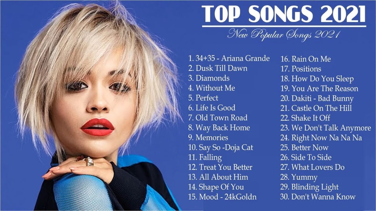 Pop Hits 2021 - Ed Sheeran, Adele, Shawn Mendes, Maroon 5, Taylor Swift ...