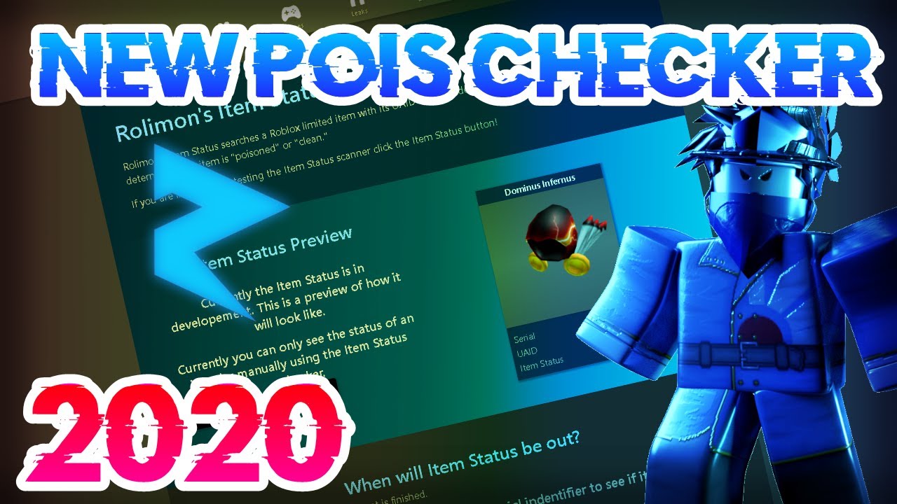 How To Know If A ROBLOX Item Is Poisoned 2020 (NEW 2020) - YouTube