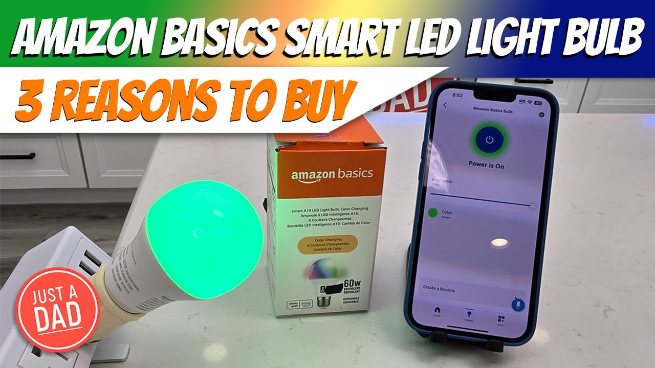 Amazon Basics Smart LED Light Bulb & 3 Reasons to Buy - YouTube