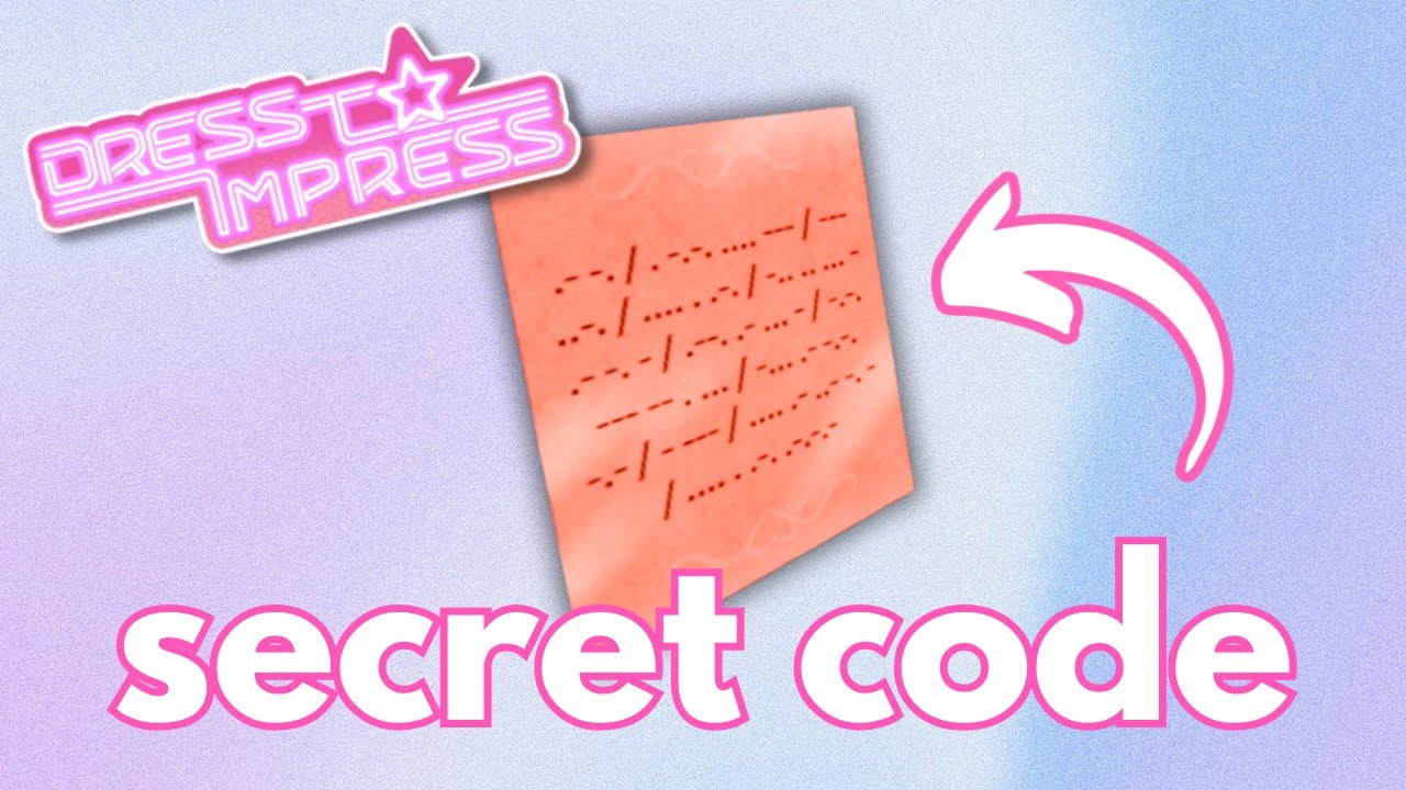 SECRET MORSE CODE IN DRESS TO IMPRESS! - YouTube