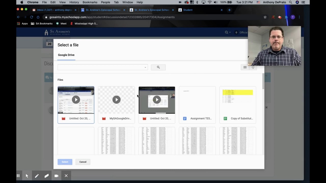 Blackbaud LMS and Google Drive Integration Part 1 Attaching Files - YouTube