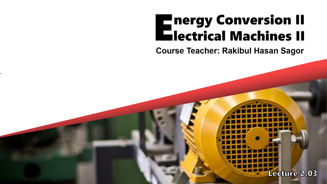 Lecture 2 03 V curve of a Synchronous Motor, Synchronous Condenser ...