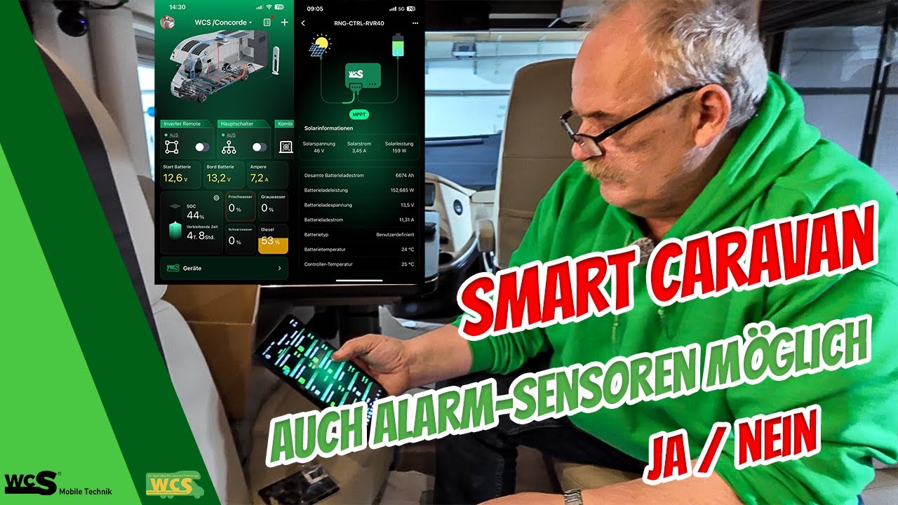 Smart Caravan - auch Alarm-Sensoren möglich - YouTube
