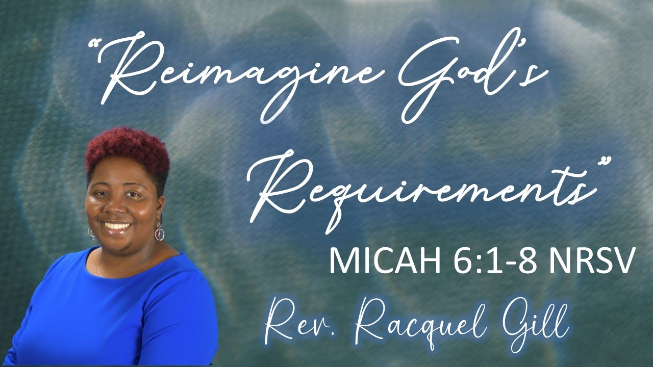 Jan. 29 - Sunday Morning Worship - Rev. Racquel Gill - "Reimagine God's ...