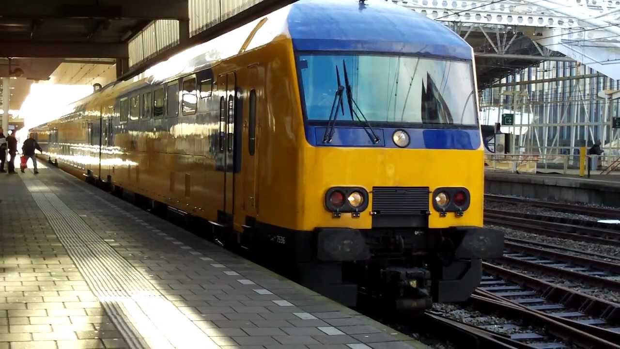 NS NID/DDZ 7536 departs @ station Leiden Central - YouTube