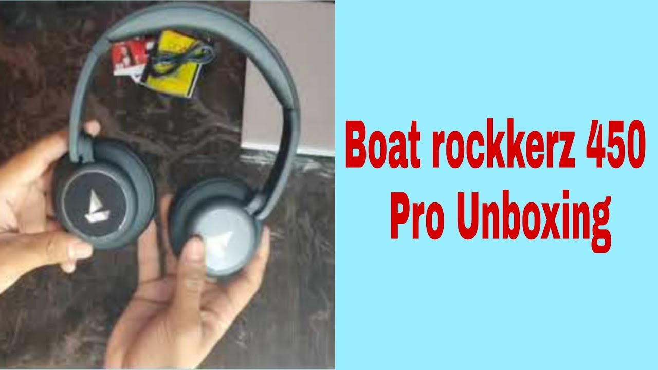 Boat rockerz 450 Pro Headphone Unboxing And Review| Best Wireless ...